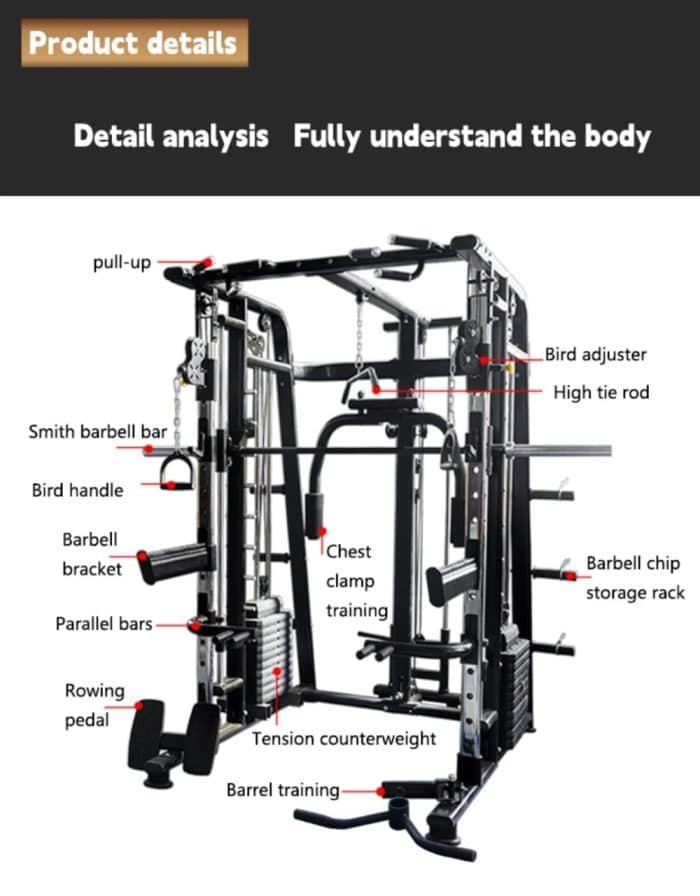 Multi-Functional Smith Machine - Fitness Station